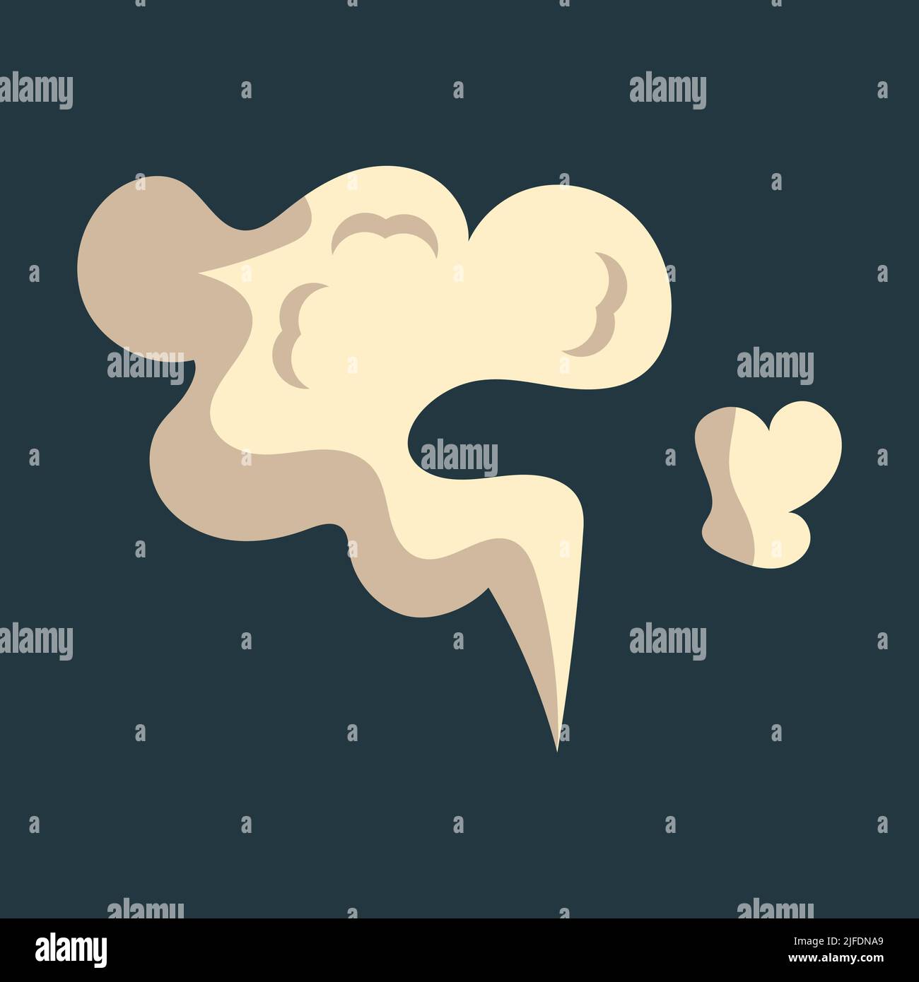Angry gray cloud Stock Vector Images - Alamy