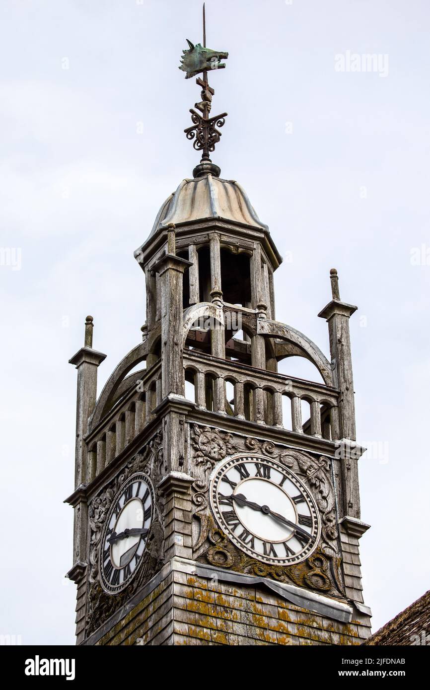 The beautiful clocktower of Redesdale Hall, also known as Moreton-in ...