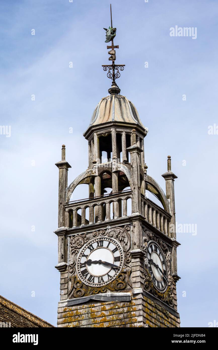 The beautiful clocktower of Redesdale Hall, also known as Moreton-in ...