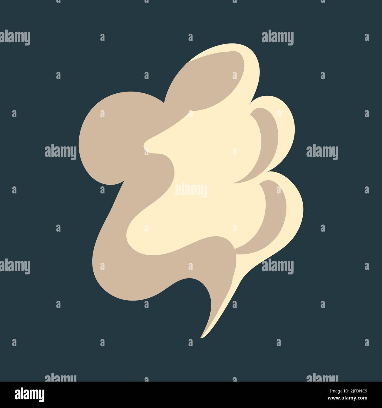 Angry gray cloud Stock Vector Images - Alamy