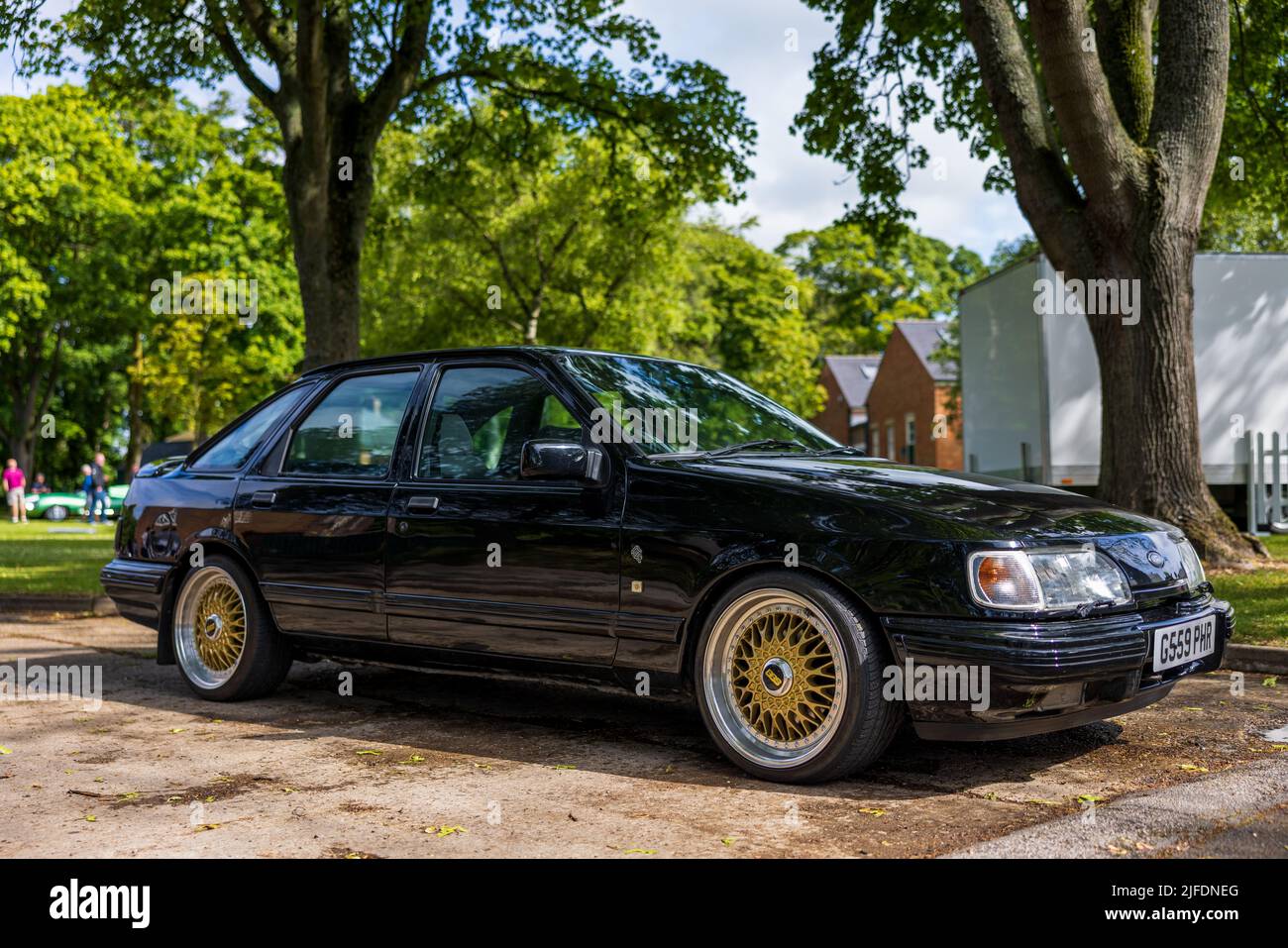 1989 Ford Sierra XR4x4 ‘G559PHR’ on display at the June Scramble held ...