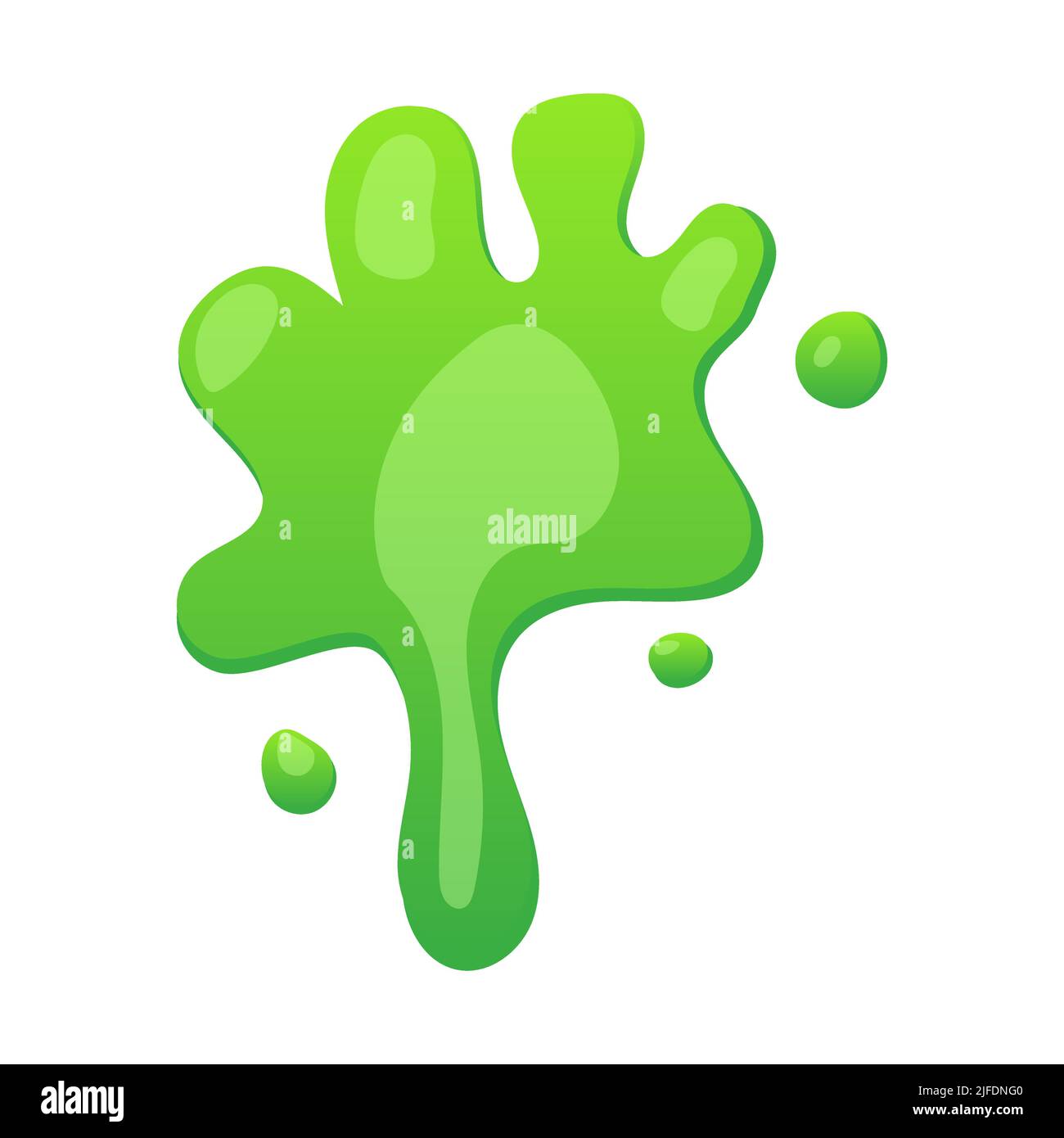 Vector slime blob liquid drop illustration and green paint drip ...