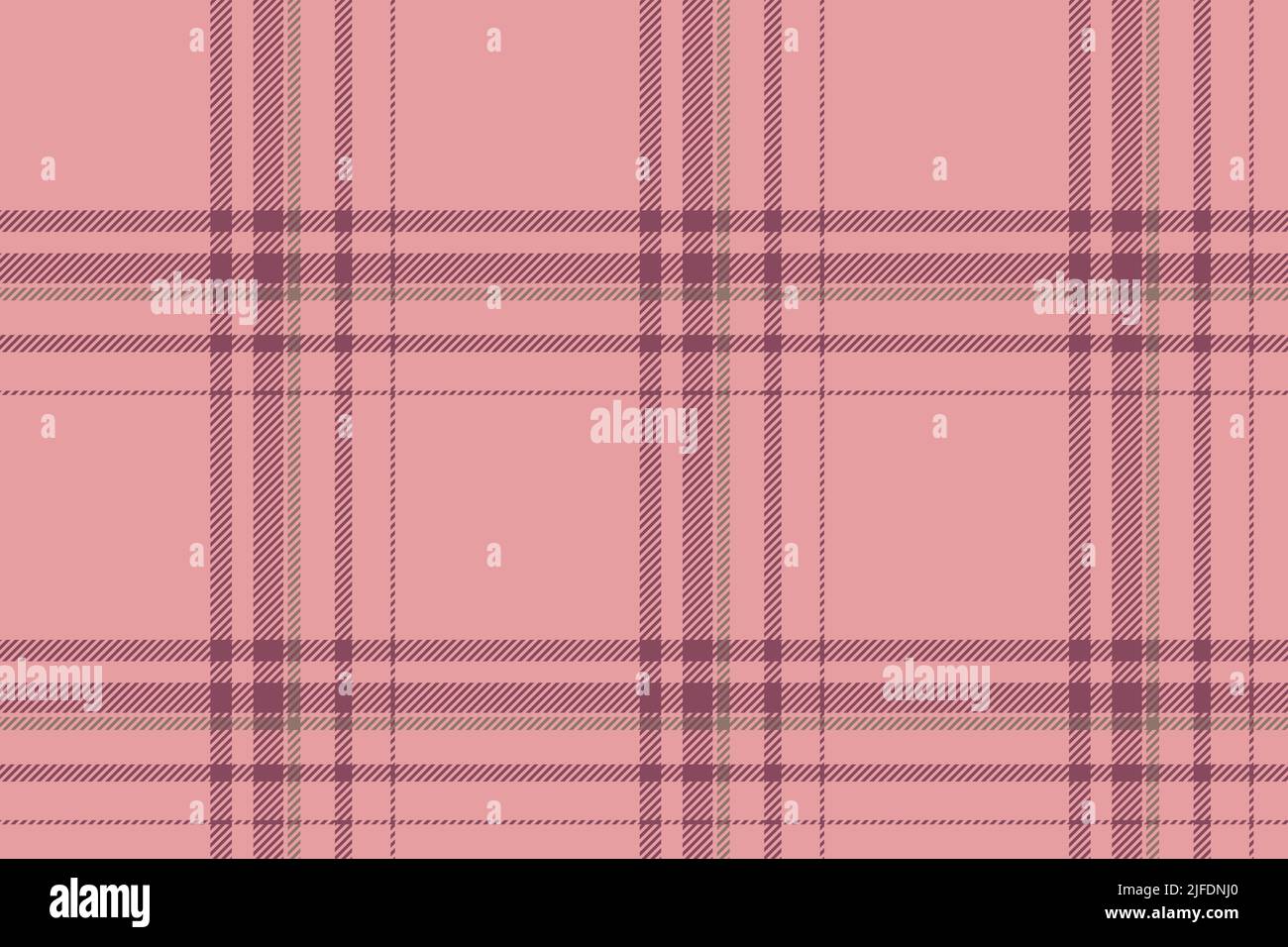 Plaid background, check seamless pattern in pink. Vector fabric texture ...