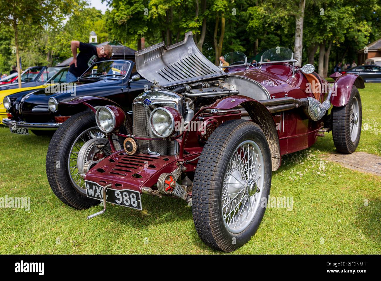 1939 Riley Adelphi ‘WXG 988’ on display at the June Scramble held at ...