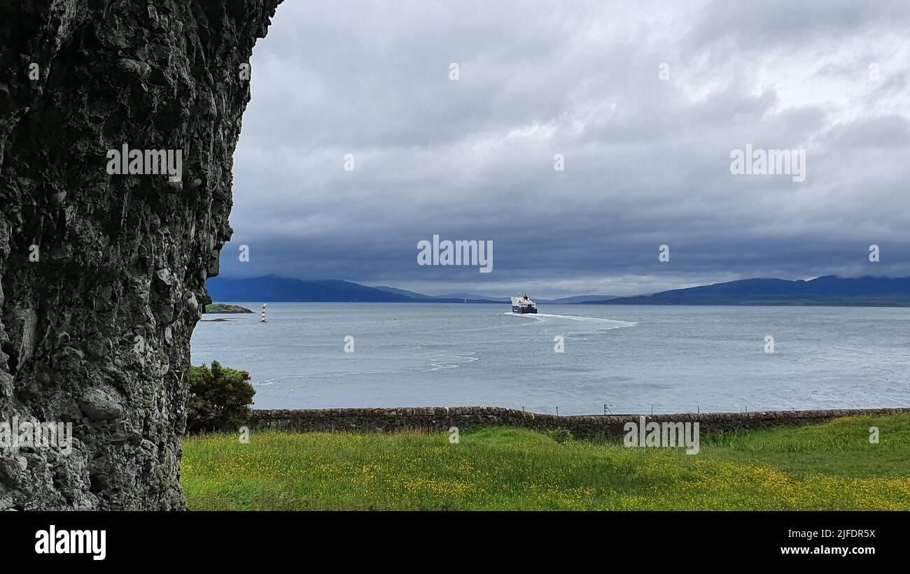 Fingal's Dogstone, Oban Stock Photo - Alamy