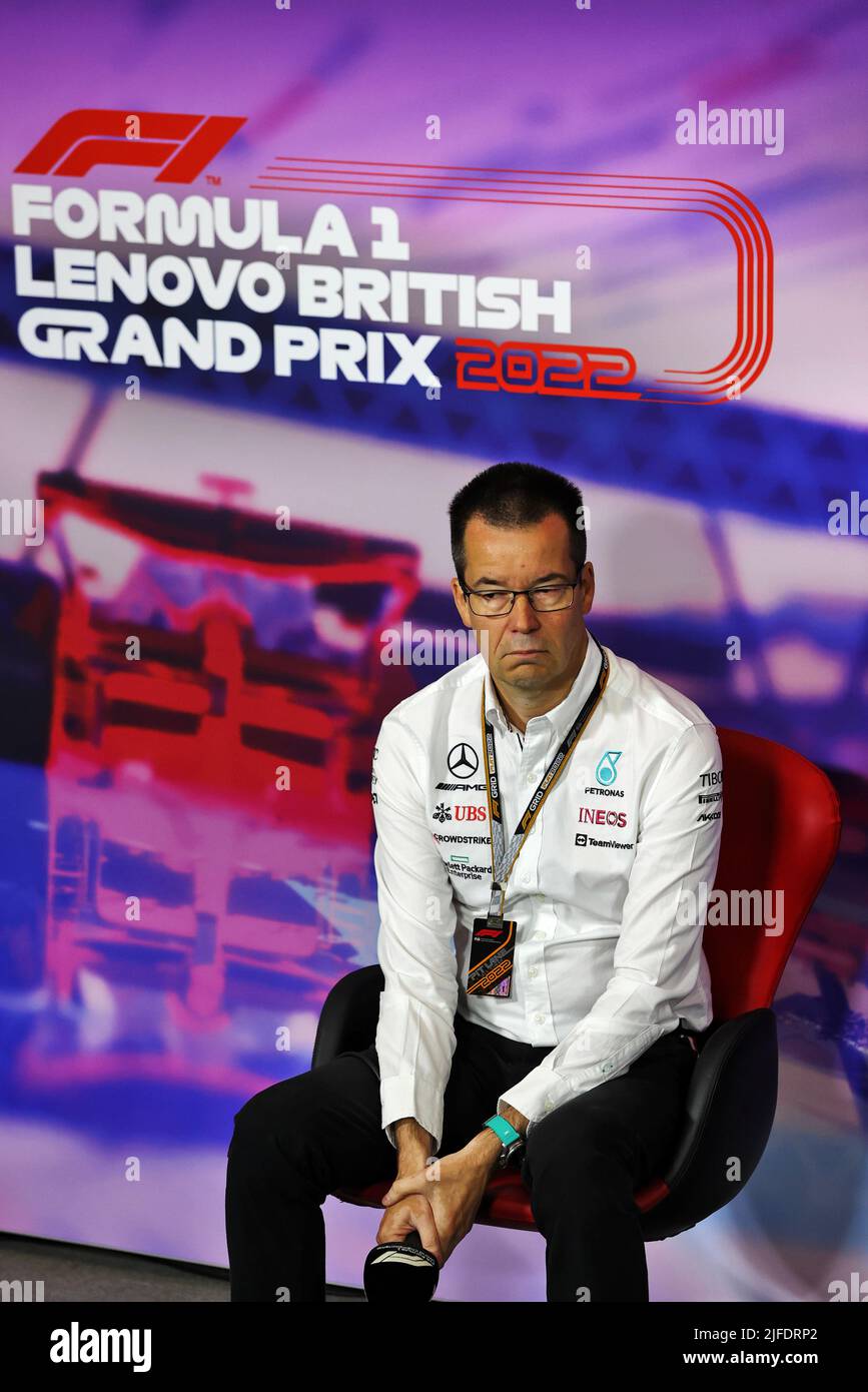 ELLIOTT Mike, Technology Director of Mercedes AMG F1 Team, portrait ...