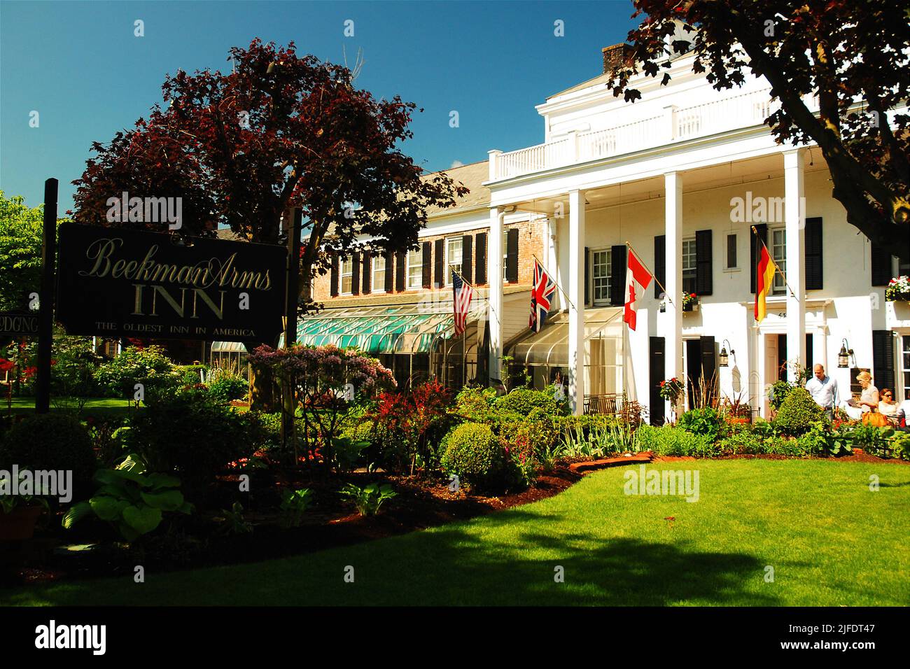 The Beekman Arms Inn sits on a sprawling property in Rhinebeck, New ...