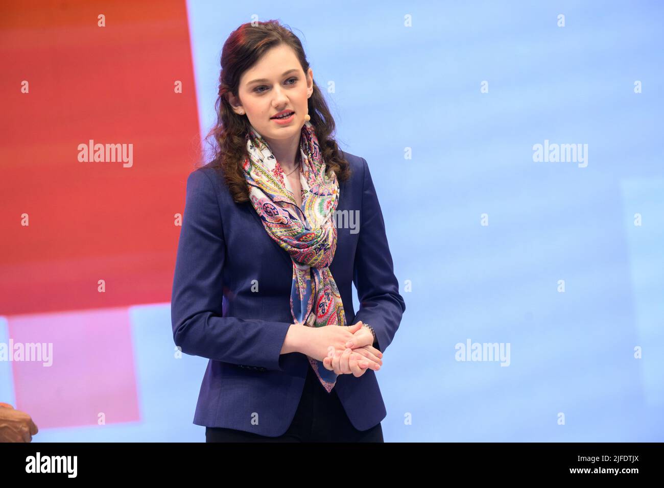 Hanover, Germany. 02nd July, 2022. Laura Hinze, cancer researcher at ...