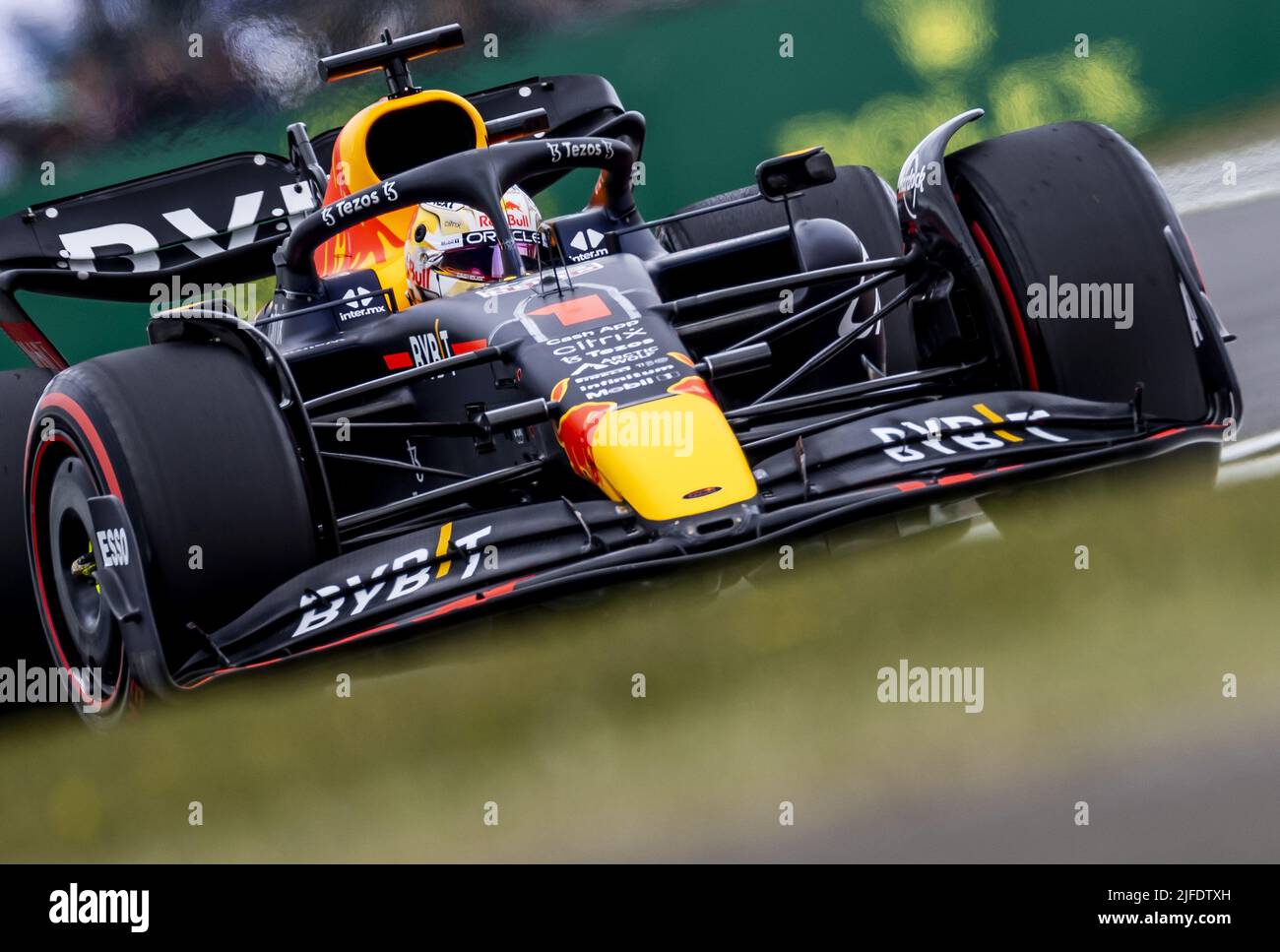 SILVERSTONE - Max Verstappen (Oracle Red Bull Racing) during the 3rd ...