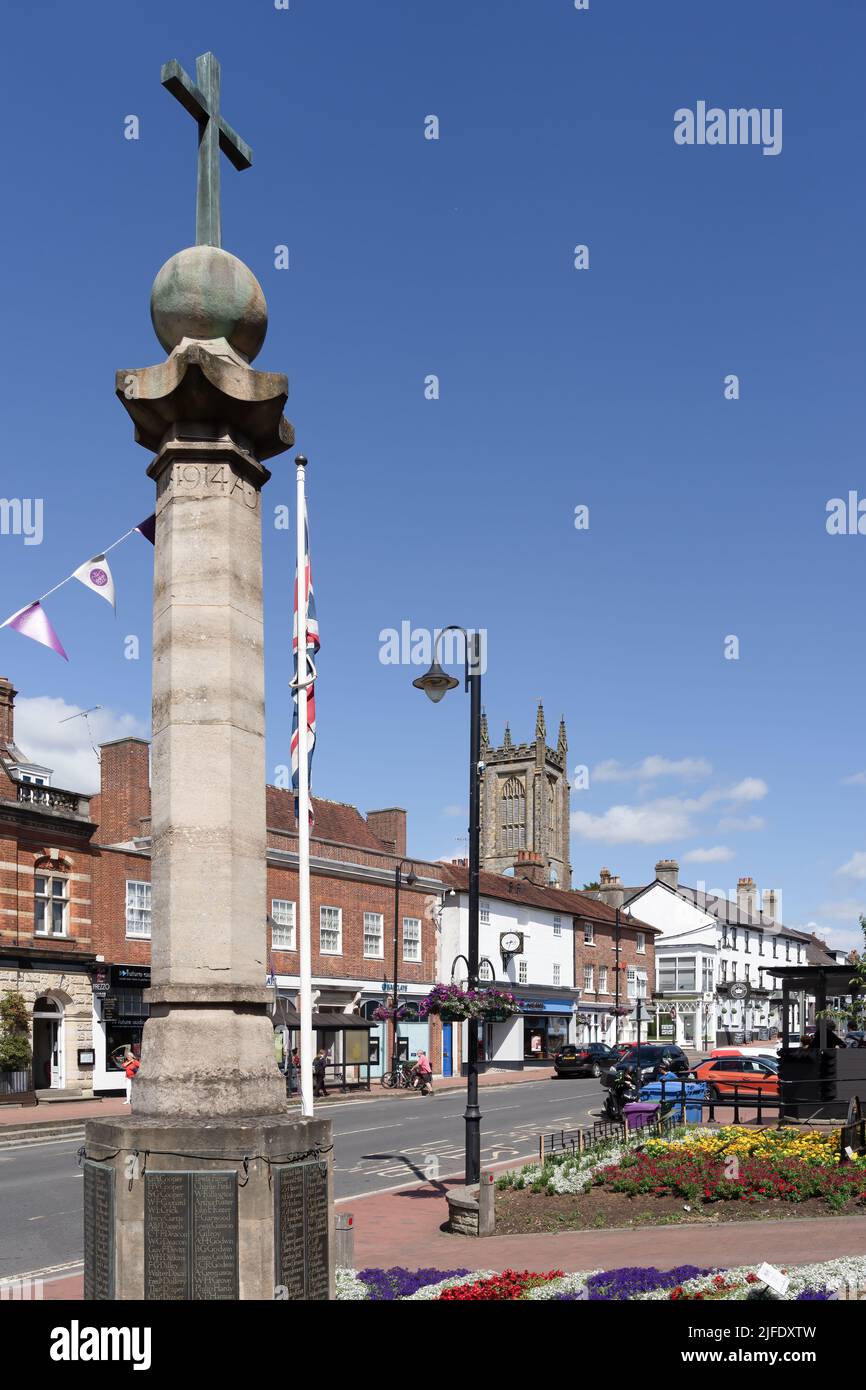 EAST GRINSTEAD, WEST SUSSEX, UK - JULY 1 : View of the War Memorial in ...