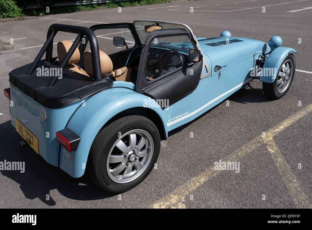 Caterham 7 in blue hi-res stock photography and images - Alamy