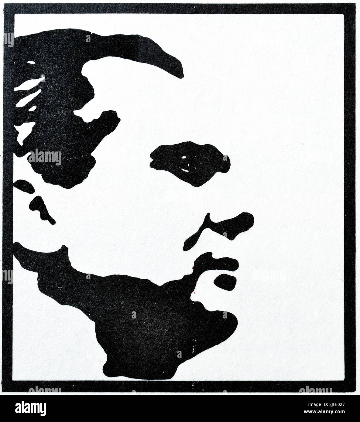 Illustration of portrait of Yugoslavian president Josip Broz Tito Stock ...