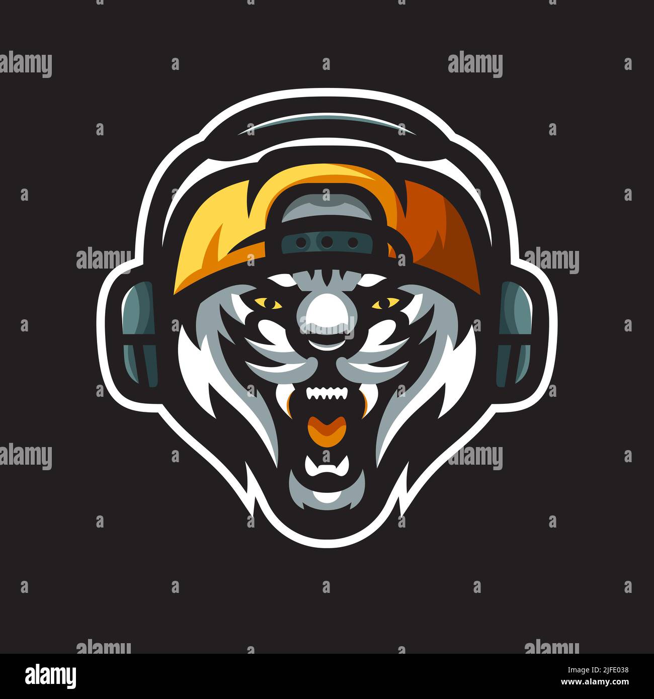 Cat mascot logo hi-res stock photography and images - Alamy
