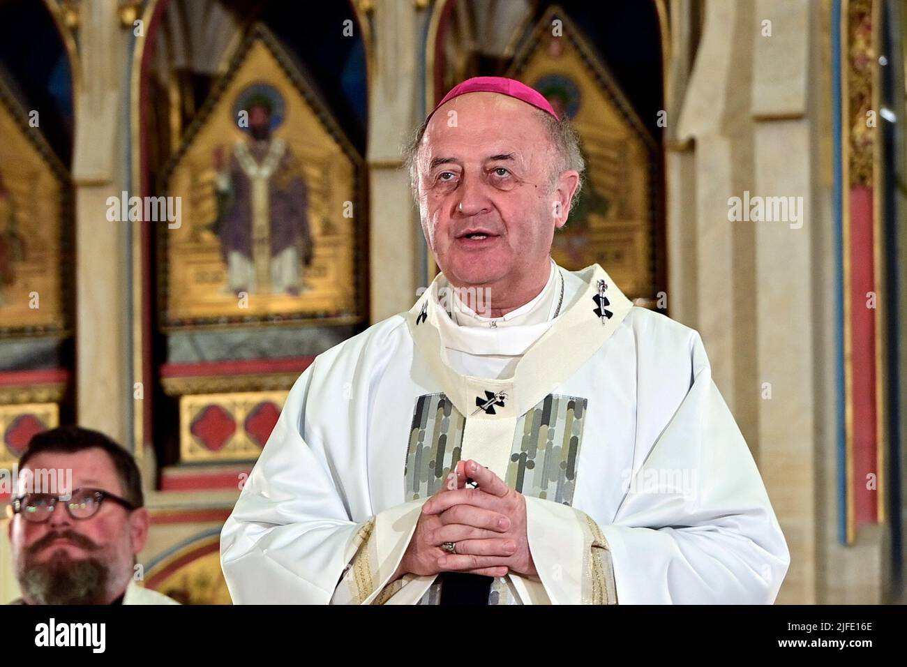 Prague, Czech Republic. 02nd July, 2022. Jan Graubner set down on a ...