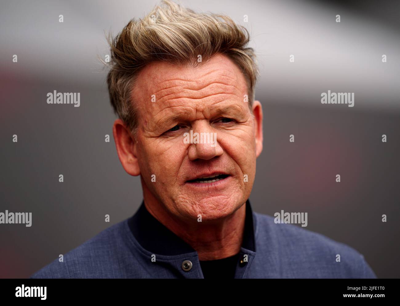 Gordon Ramsay ahead of the British Grand Prix 2022 at Silverstone ...
