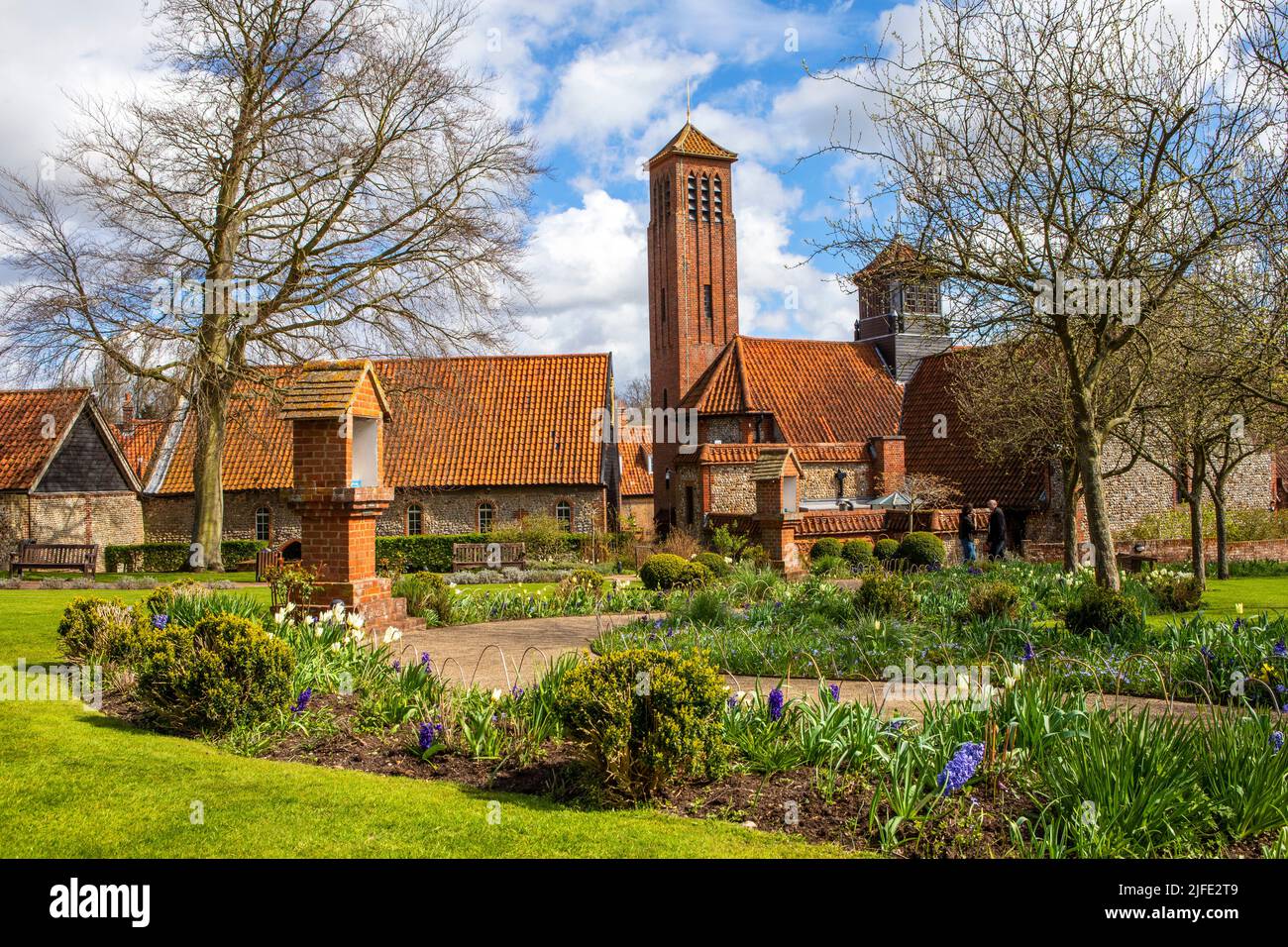 Norfolk, UK - April 7th 2022: A view of the beautiful grounds of The ...