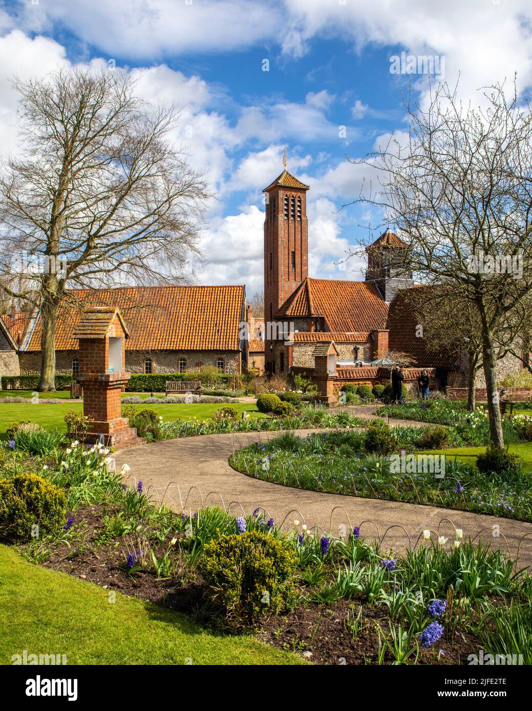 Norfolk, UK - April 7th 2022: A view of the beautiful grounds of The ...