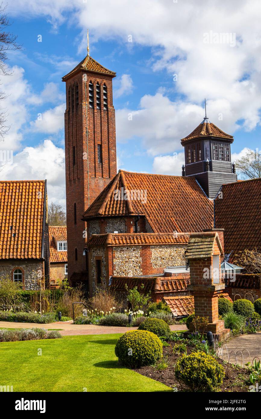 A view of the beautiful grounds of The Shrine of Our Lady of Walsingham ...