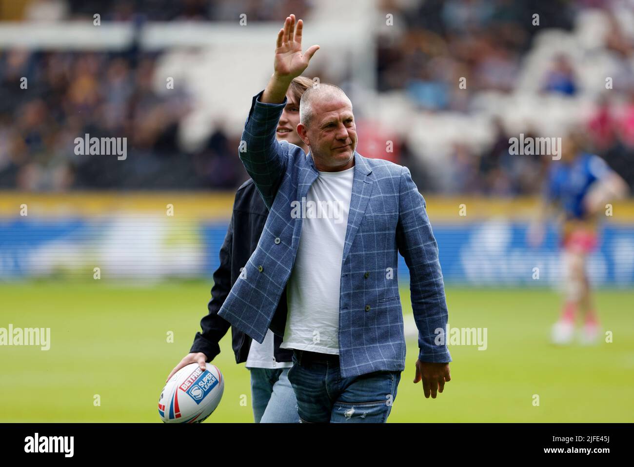 Former Australian Rugby league player Jason Smith at Hull FC's, MKM ...