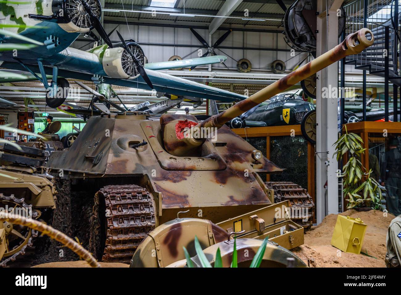 SINSHEIM, GERMANY - MAI 2022: sand tank destroyer Jagdpanther Sd.Kfz ...