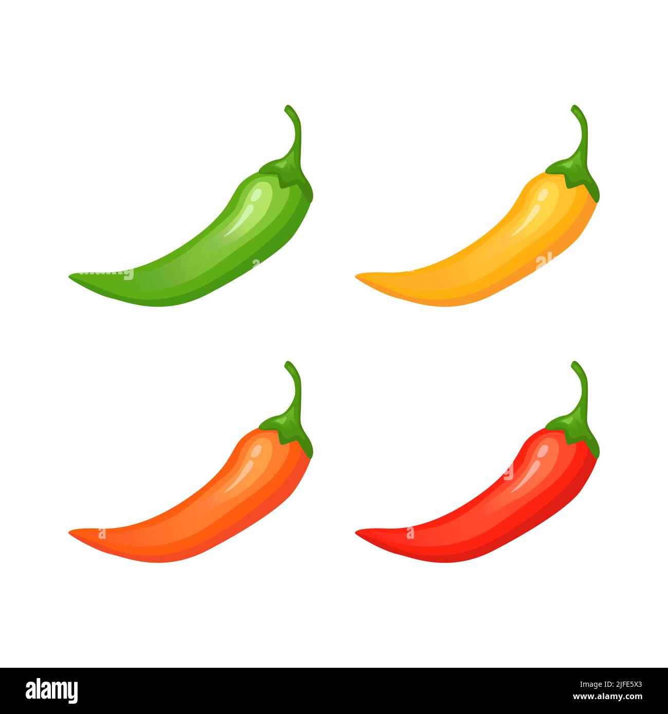 Hot spicy level with flame pepper. Infographic design template with red ...