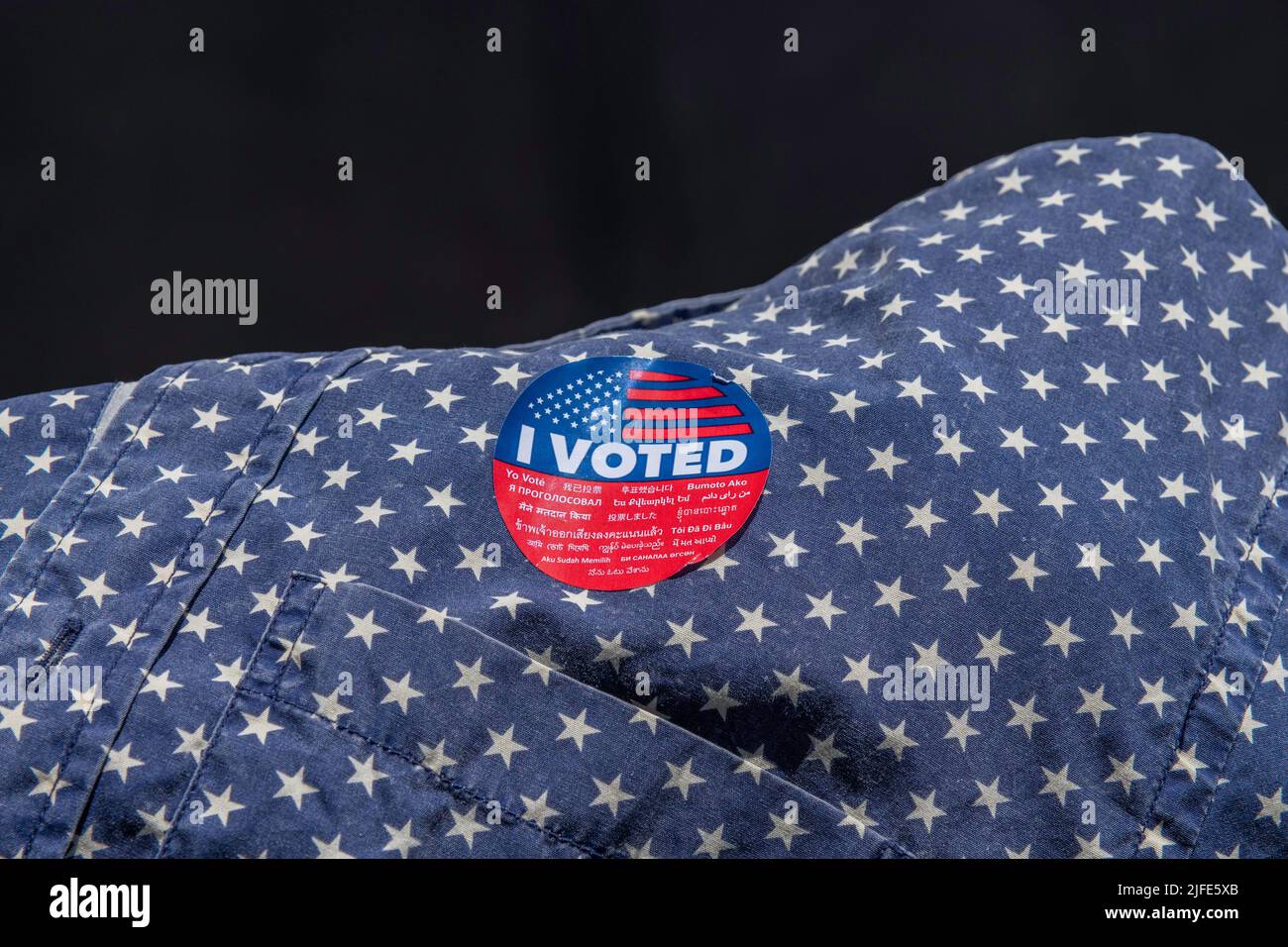 I voted sticker hi-res stock photography and images - Alamy