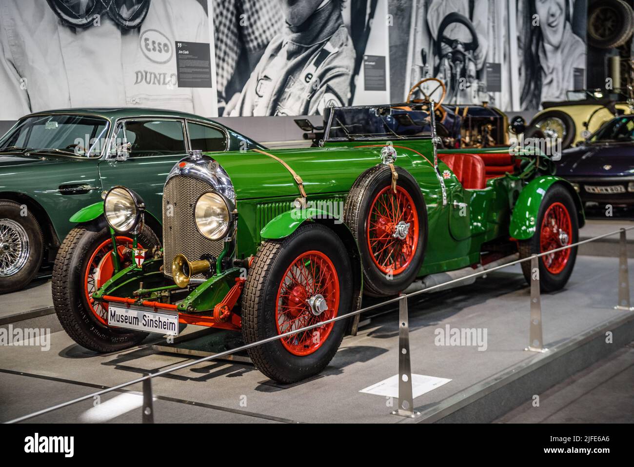 SINSHEIM, GERMANY - MAI 2022: green Bentley 3 l Red Label cabrio 1923 ...