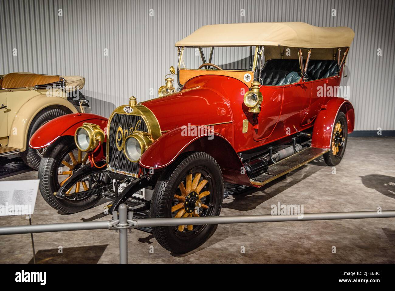 SINSHEIM, GERMANY - MAI 2022: red Opel 24 50 1912 50ps Stock Photo - Alamy