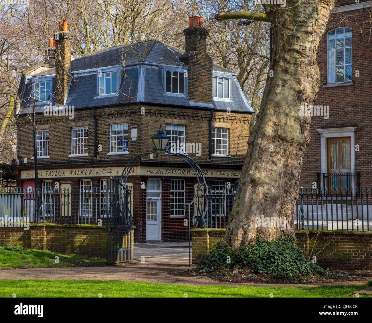 London, UK - March 17th 2022: The old Victorian pub - The Turks Head ...