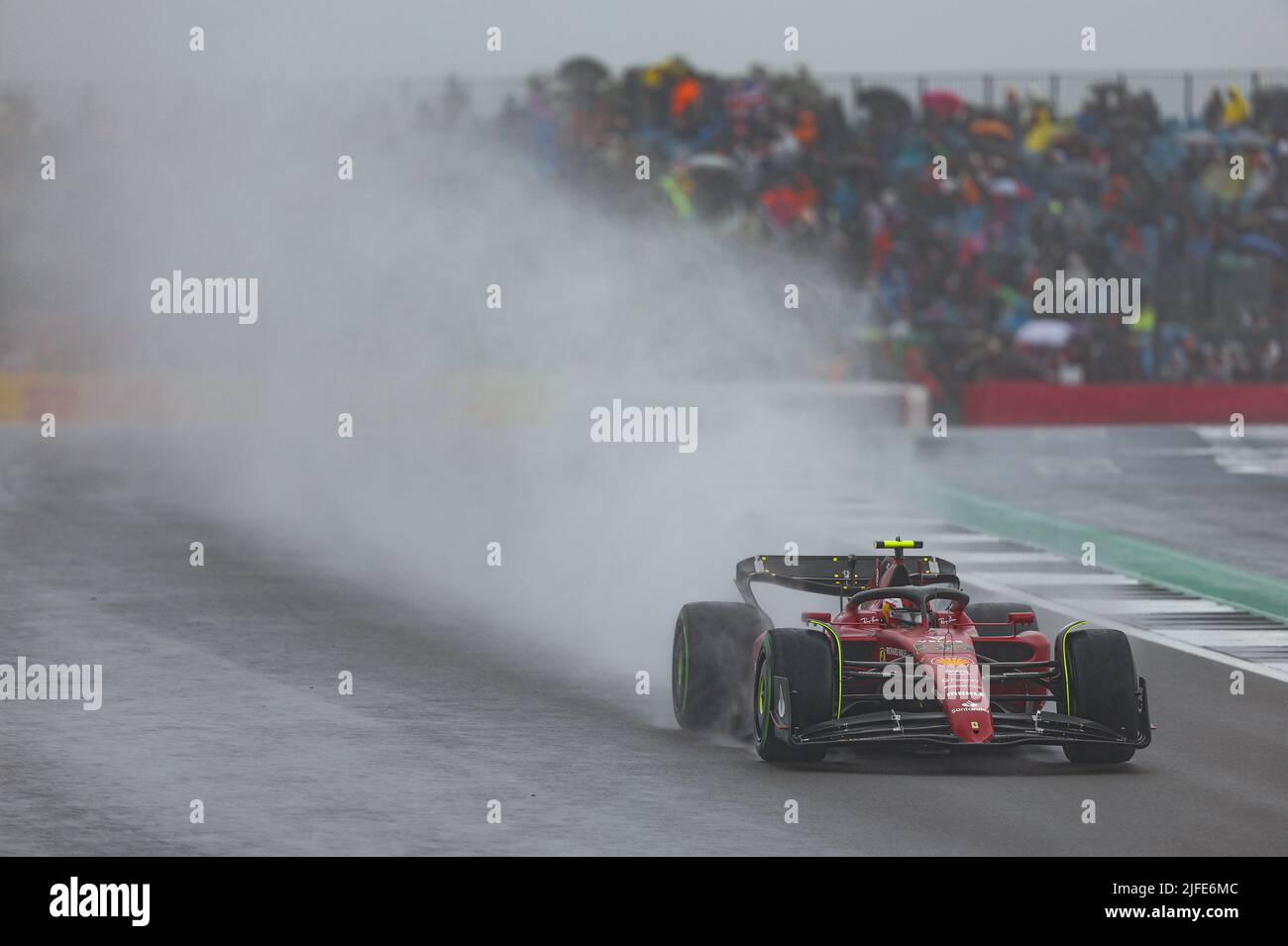 55 SAINZ Carlos (spa), Scuderia Ferrari F1-75, action during the ...