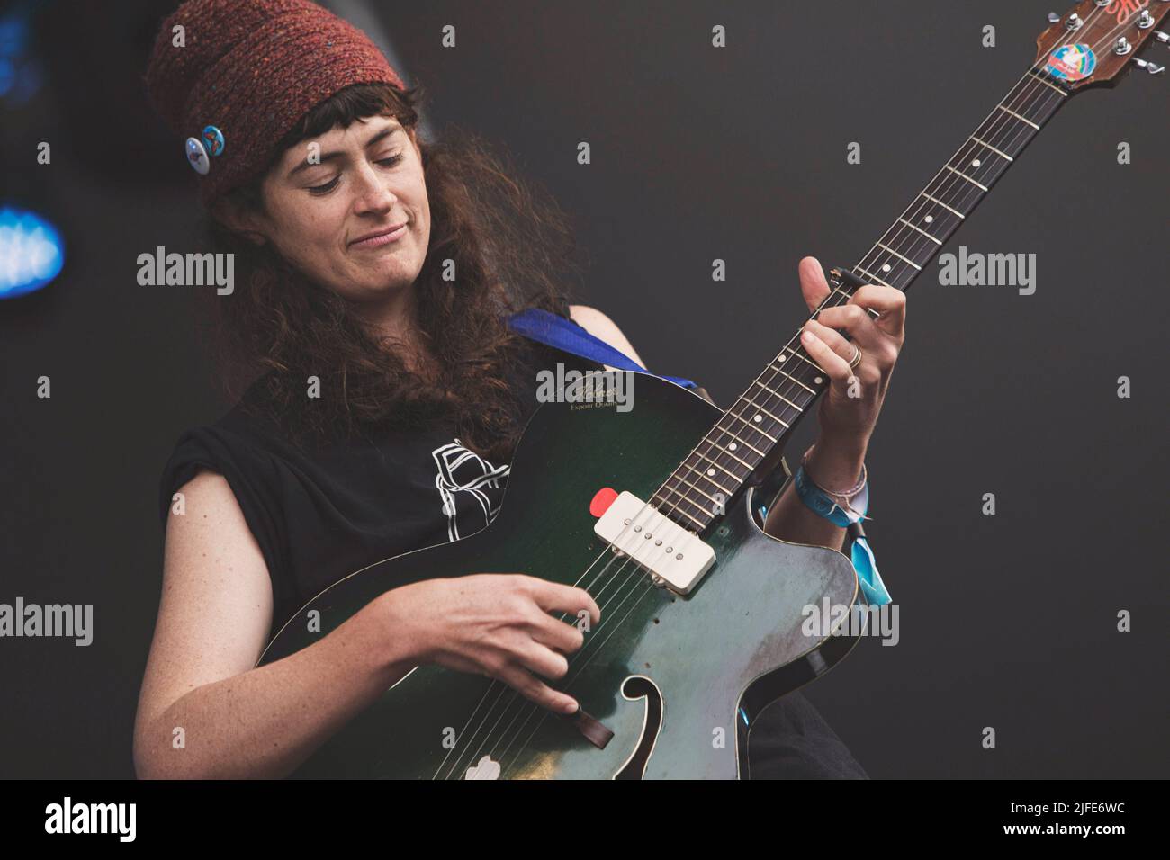 Kate Stables better known as This is The Kit performs on stage at the ...