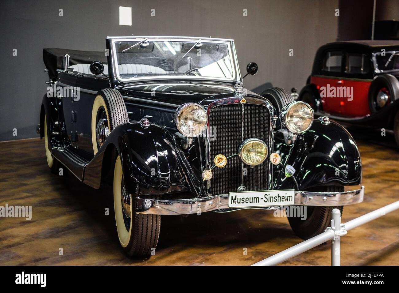 SINSHEIM, GERMANY - MAI 2022: black gray Maybach SW 38 1939 140ps ...
