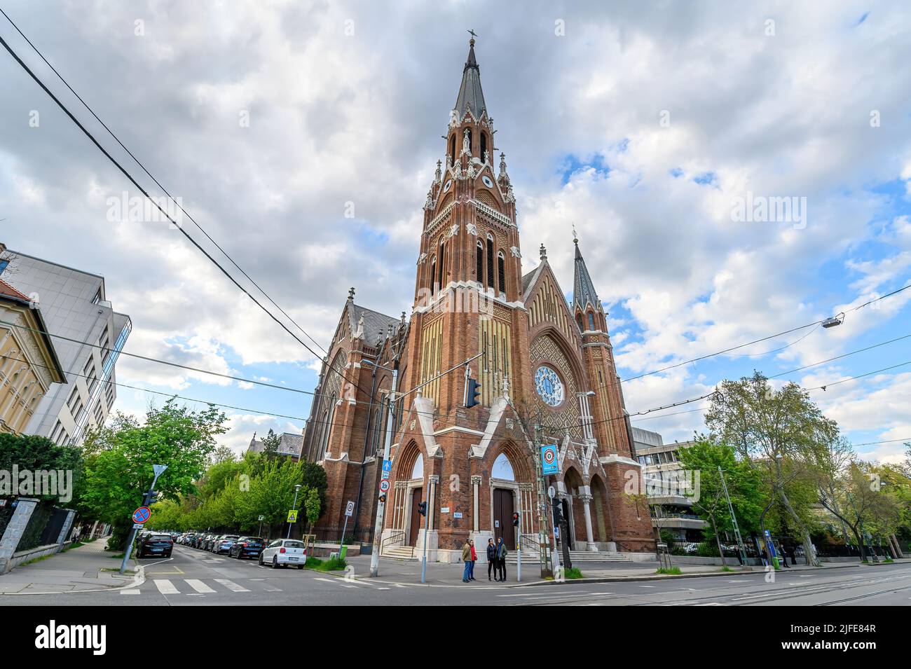 Budapest, Hungary. Queen of the Rosary Church of Budapest or Budapesti ...