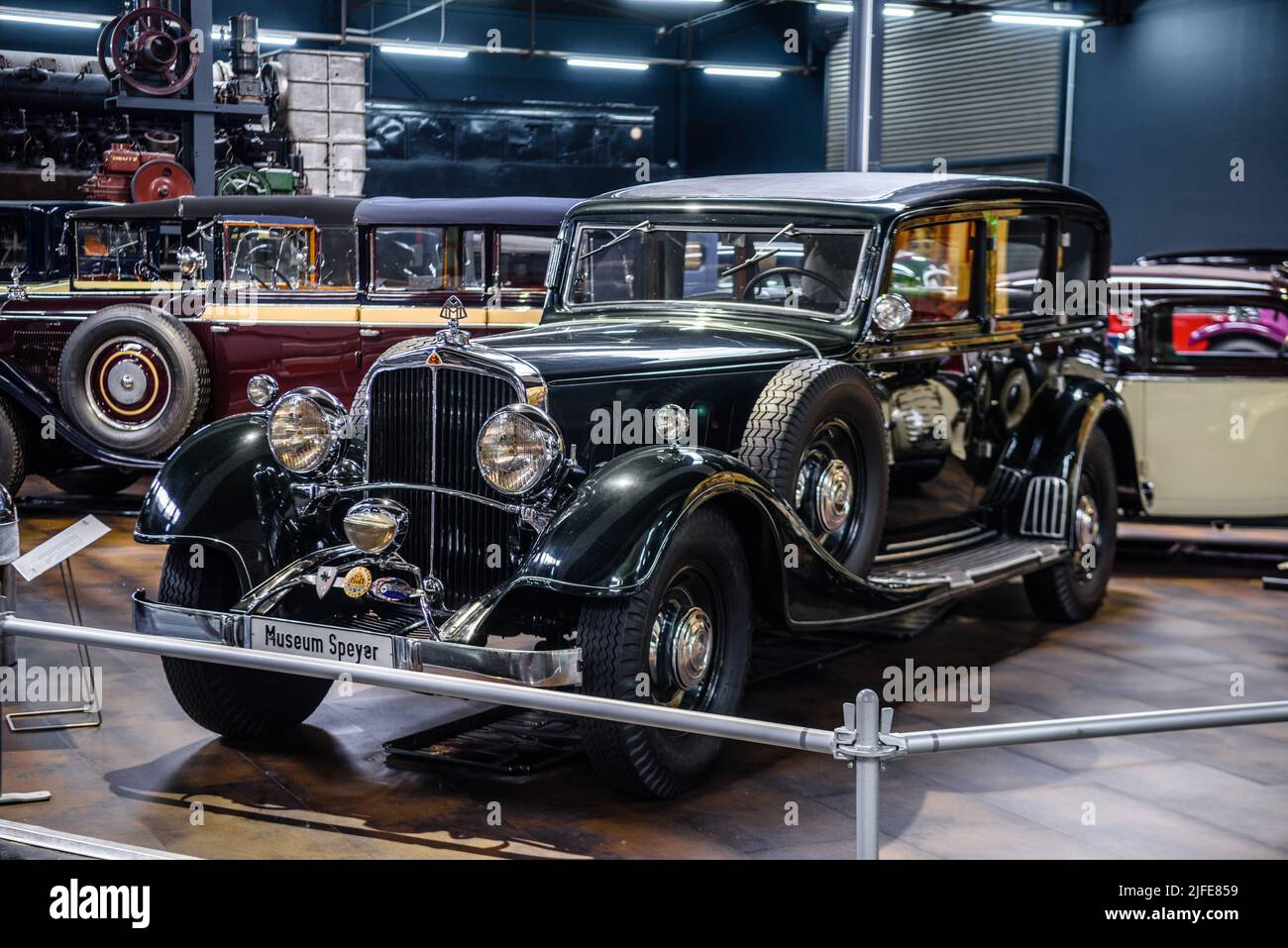 SINSHEIM, GERMANY - MAI 2022: black Maybach DSH 1934 130ps Stock Photo ...