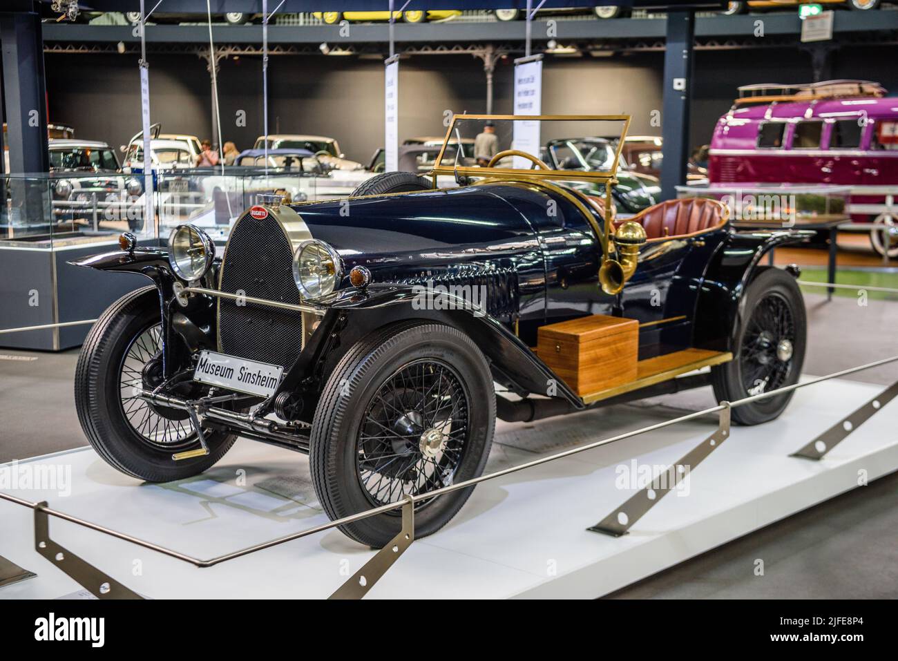 SINSHEIM, GERMANY - MAI 2022: black Bugatti Type 30 1926 75ps Stock ...