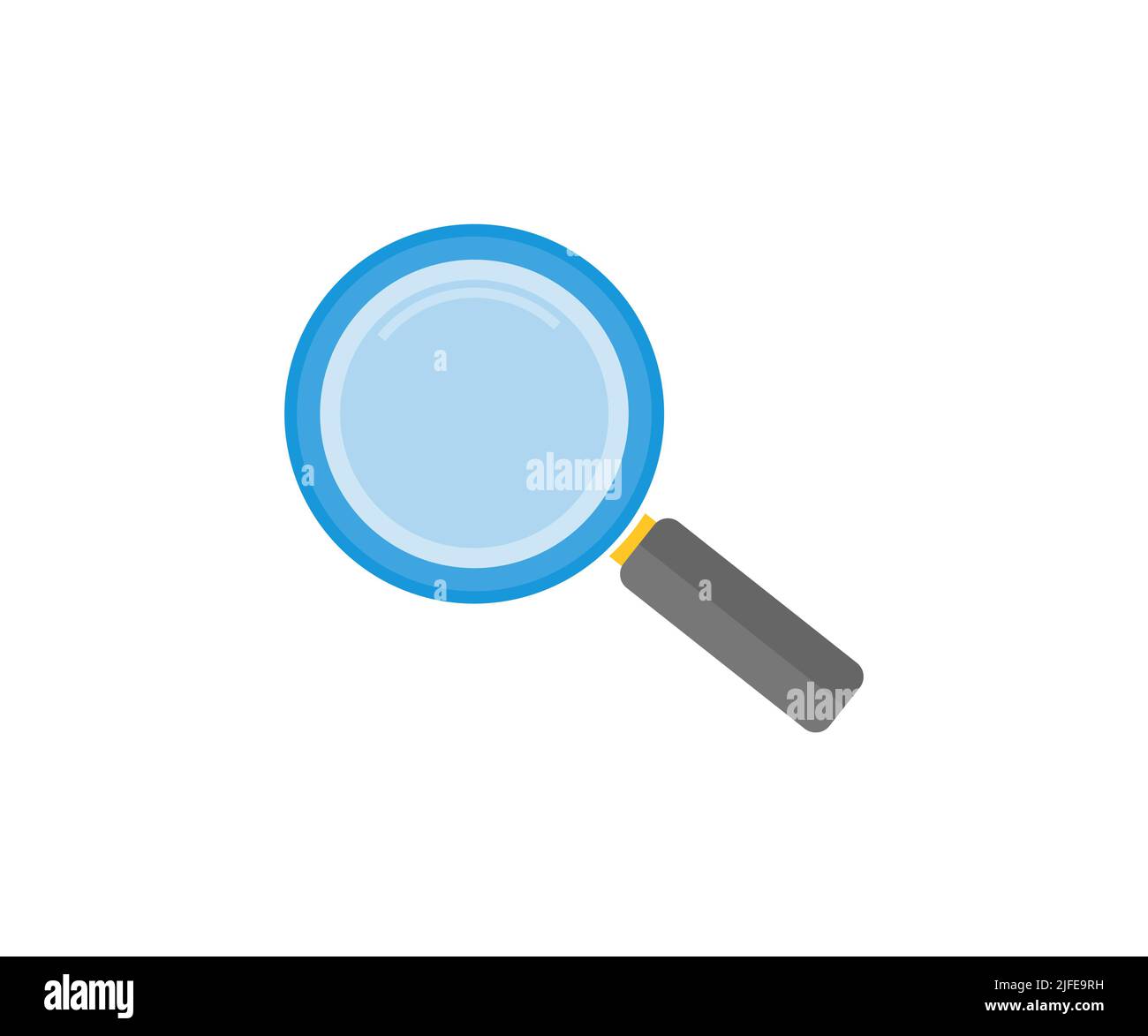 Magnifying glass instrument, magnifying sign logo design. Glass ...