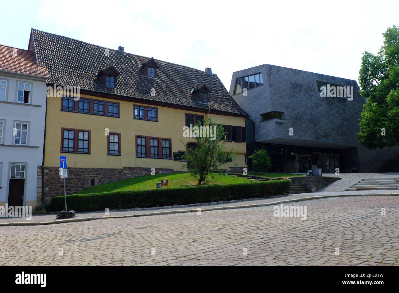 Johann Sebastian Bach, born 1685, in Eisenach. Bachhaus and monument ...