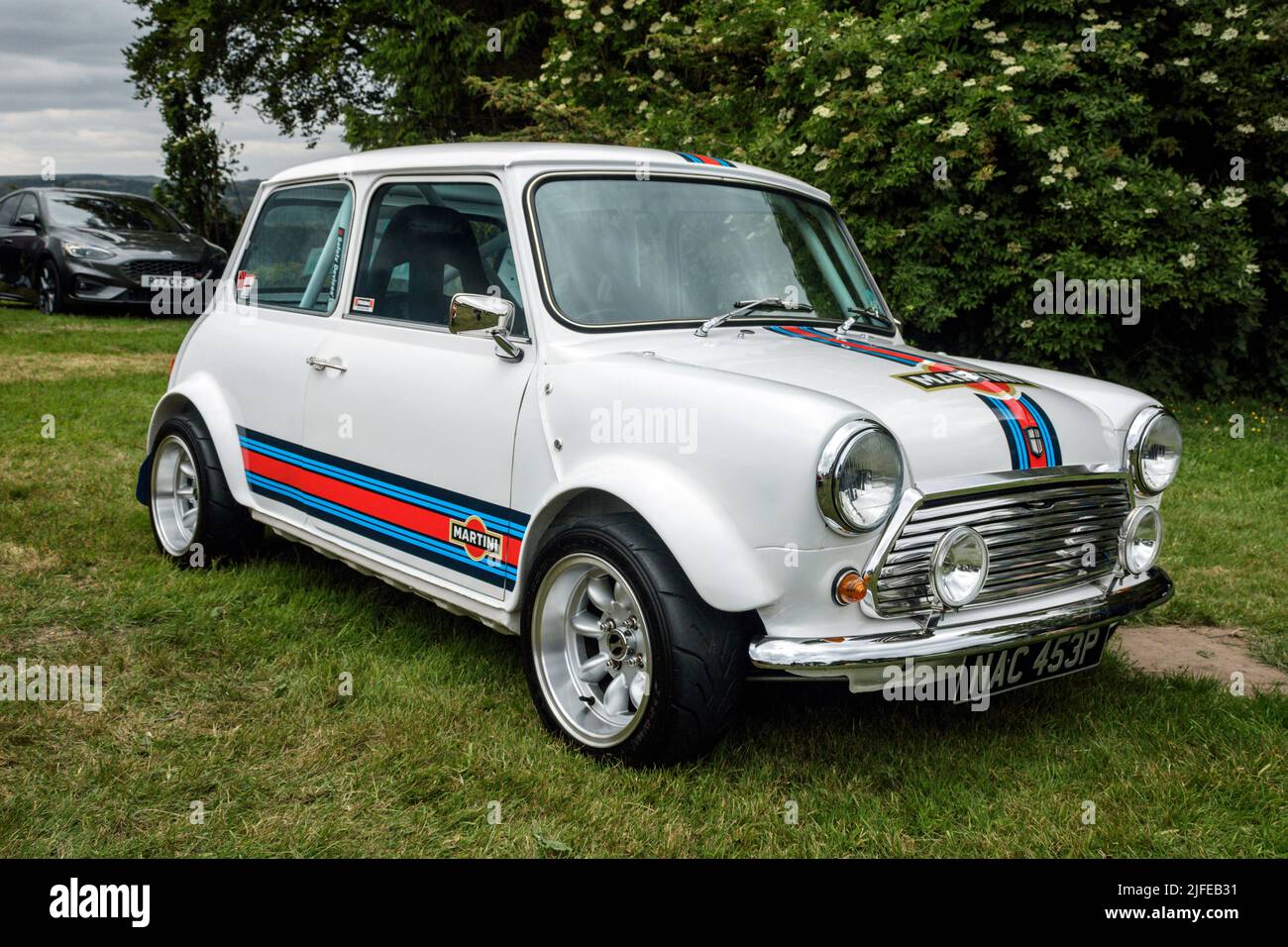 Mini rally car. Hoghton Tower Classic Car Show 2022 Stock Photo - Alamy