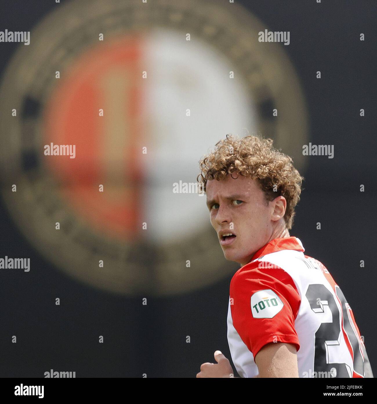 ROTTERDAM - Mats Wieffer of Feyenoord during the friendly match between ...