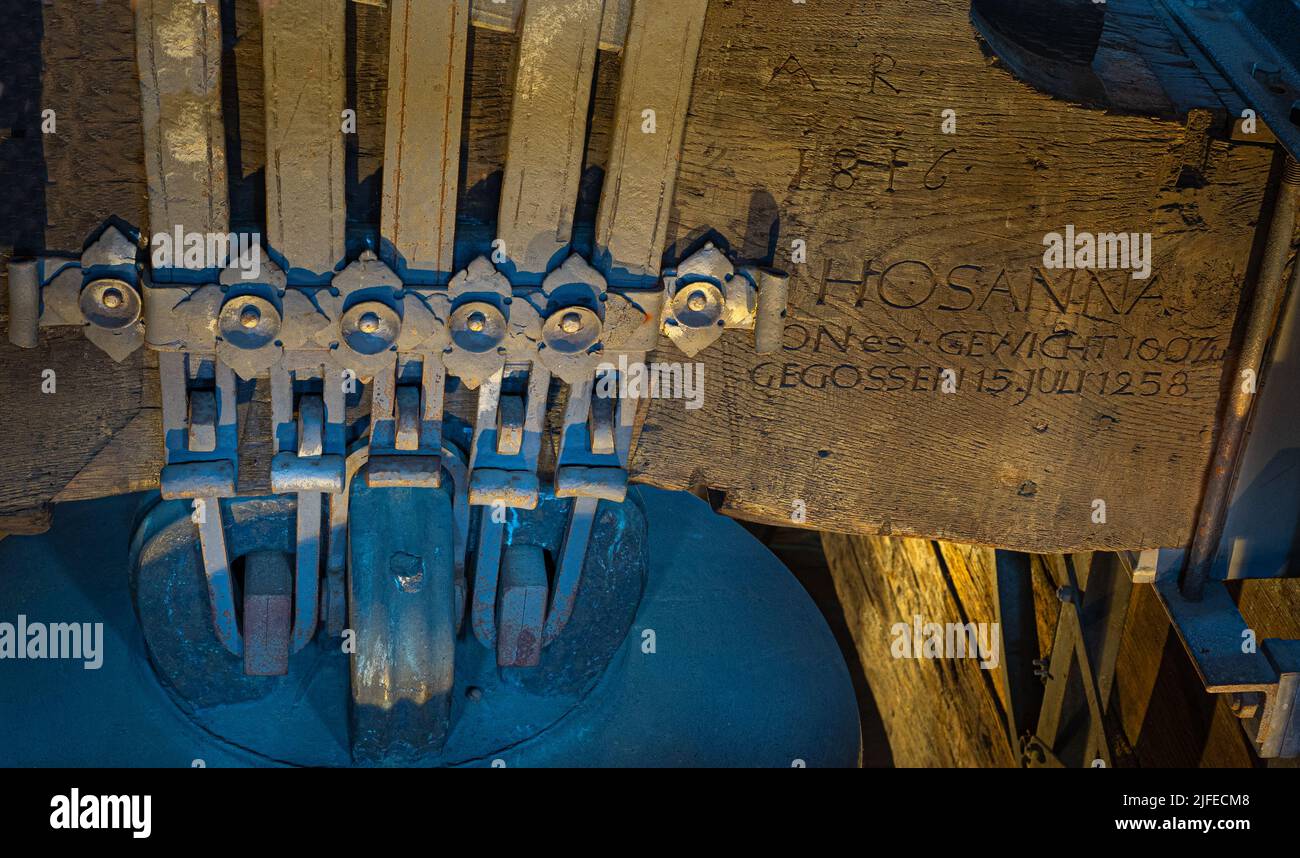 Freiburg Minster - View to the 750 year old Hosanna one of the oldest ...