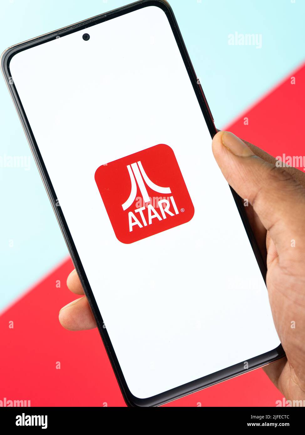 Atari games logo hi-res stock photography and images - Alamy
