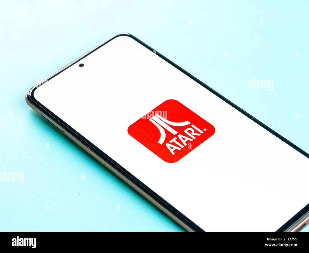 Atari logo hi-res stock photography and images - Alamy