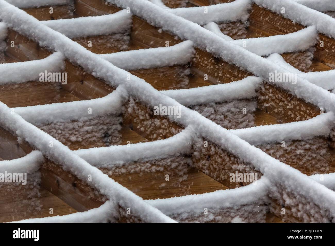 Pancakes by nature - snow forms pancake like structure in winter ...