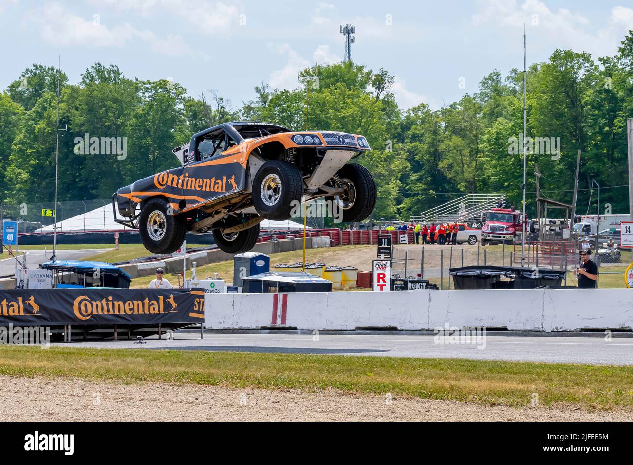 Lexington, OH, USA. 1st July, 2022. CORY WINNER jumps the obstacles ...