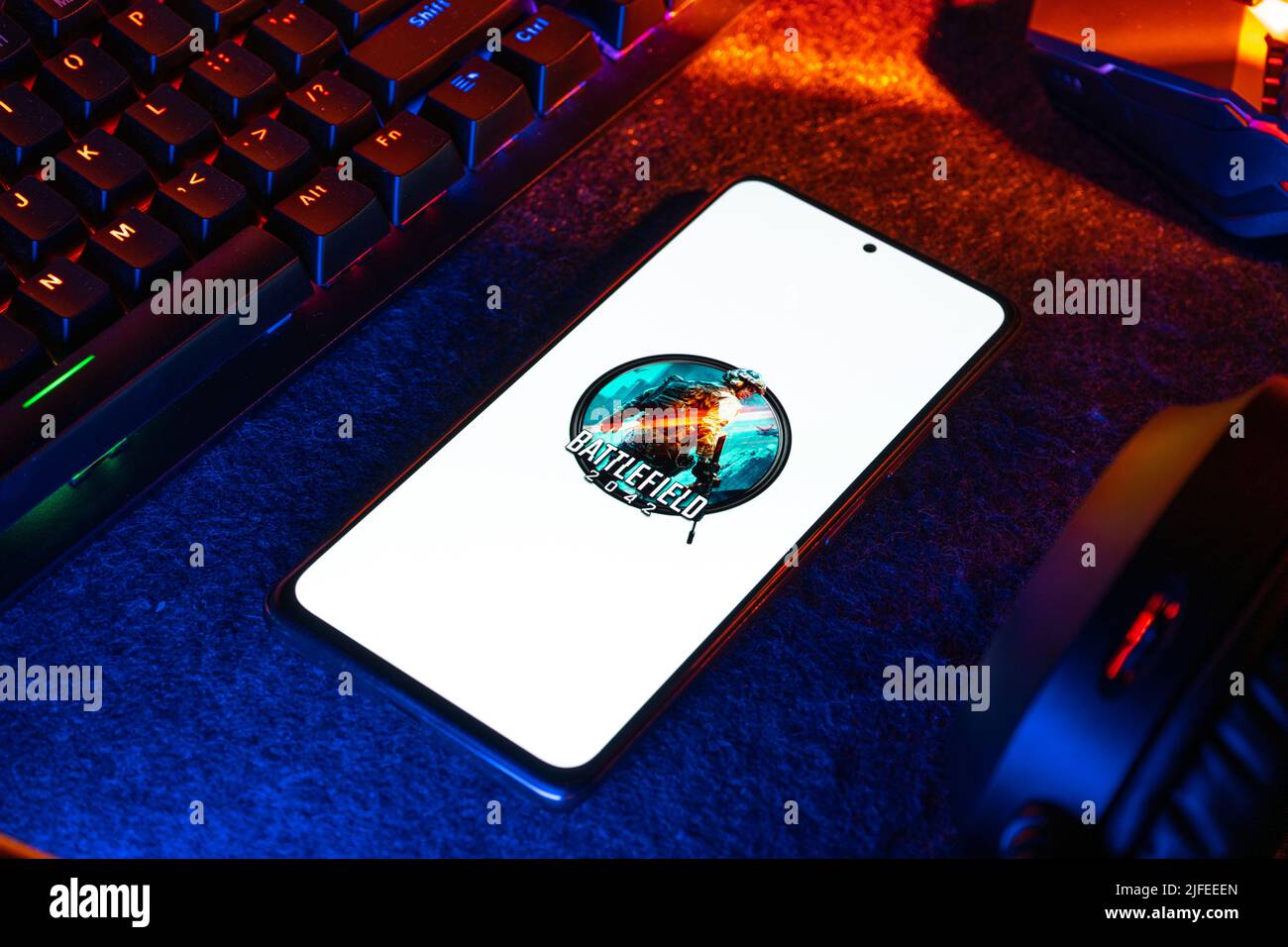 Battlefield 2042 logo hi-res stock photography and images - Alamy