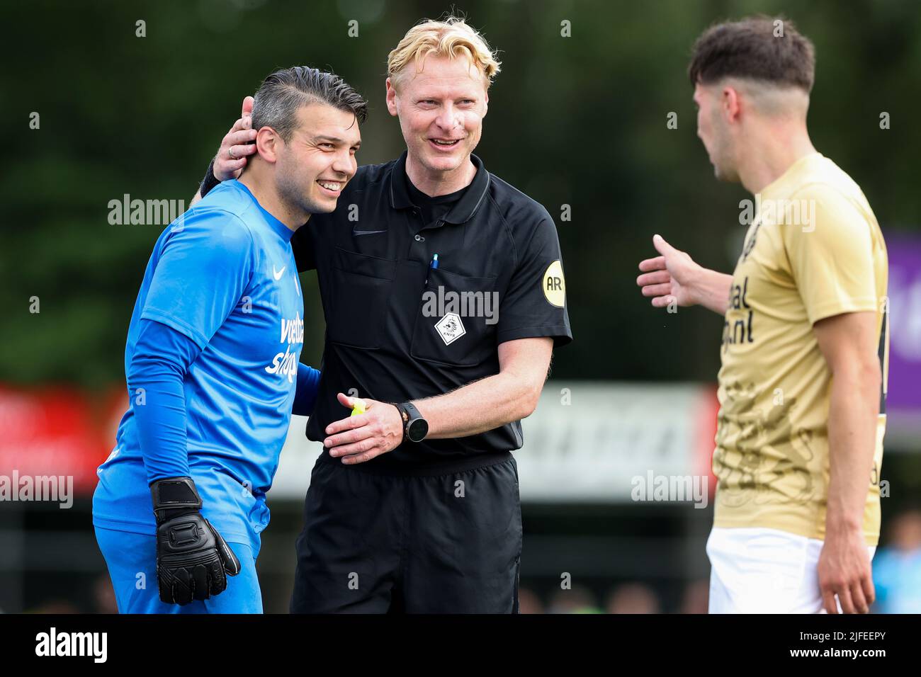 GOUDA, NETHERLANDS - JULY 2: Robbert Dols of Gouds Sterreteam, Referee ...