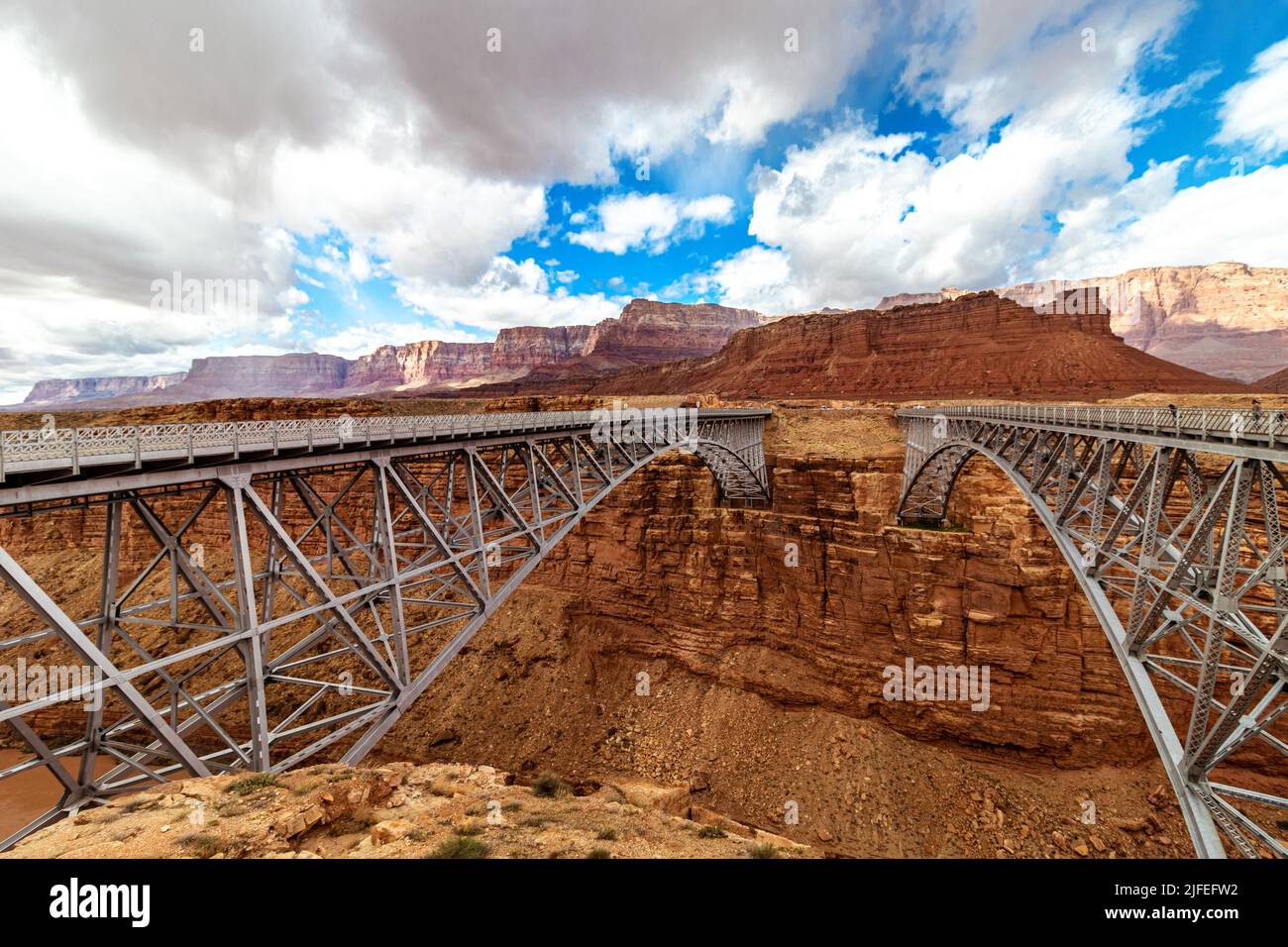 Scenes from Navajo bridge, AZ, USA Stock Photo - Alamy