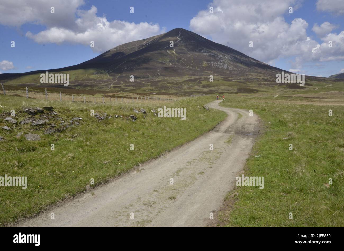 The landscape at Glen Tilt near Blair Atholl in the Scottish Highlands ...