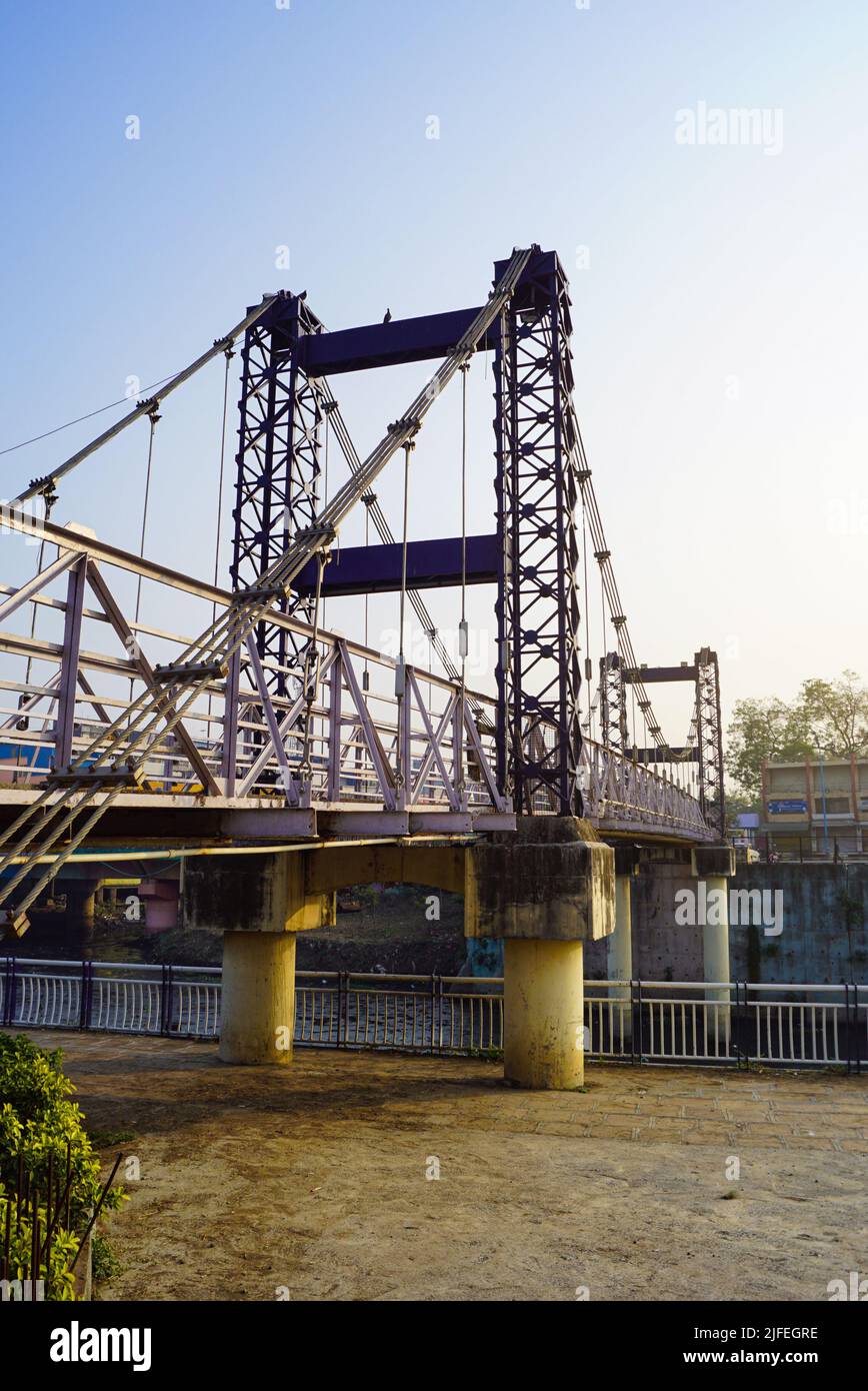 Anand Mohan Mathur Jhula Pul is a public pedestrian suspension bridge ...