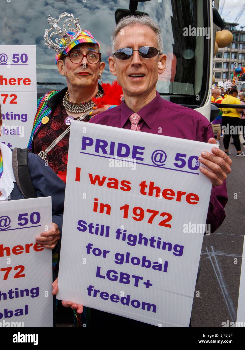 London, UK. 2nd July, 2022. Gay Rights campaigner and Activist, Peter ...